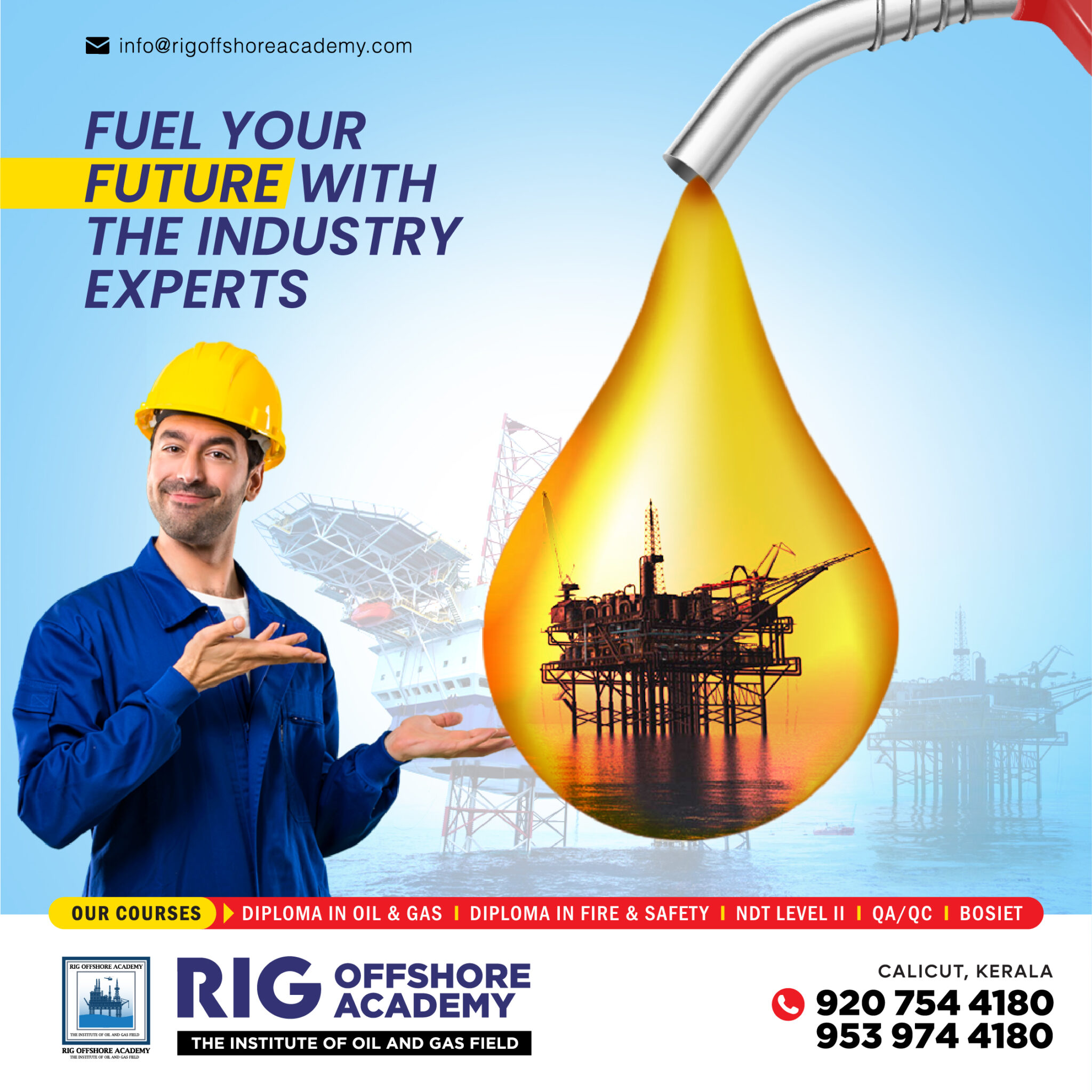 Best Oil & Gas Diploma Course In Calicut | Rig Offshore Academy